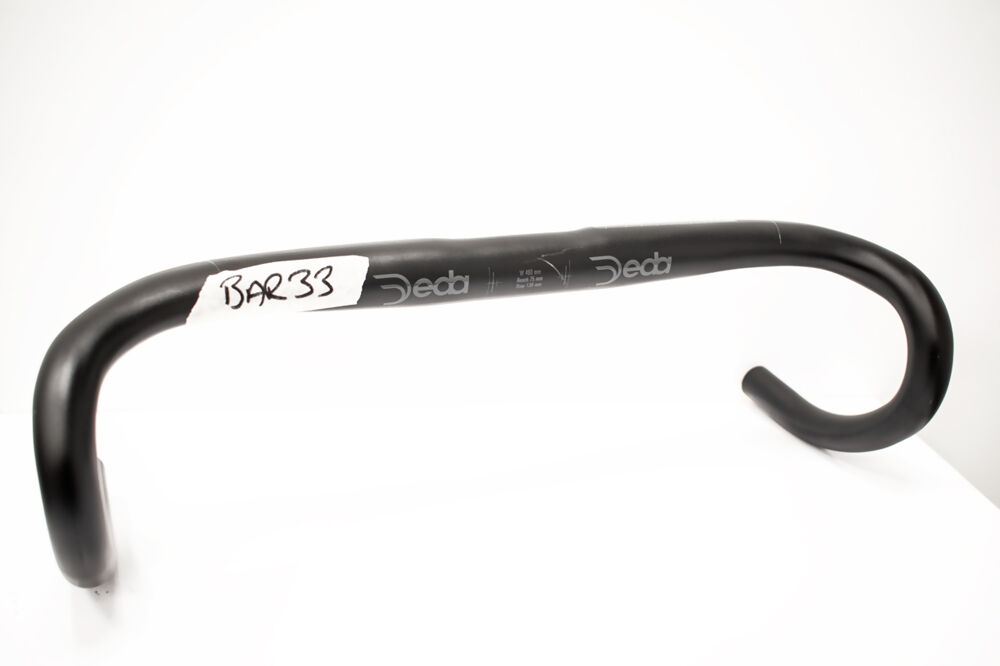 Black On Black Handlebars Deda Zero 1 RHM Alloy Road Bike Handlebars ...