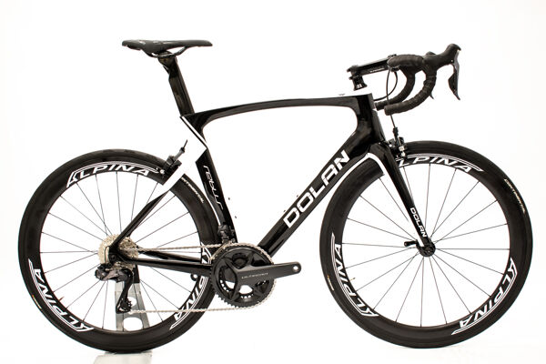 Dolan Rebus (LRG) BLK/WHT Carbon Road Bike - Ultegra Di2 -12SPD-(BIK28